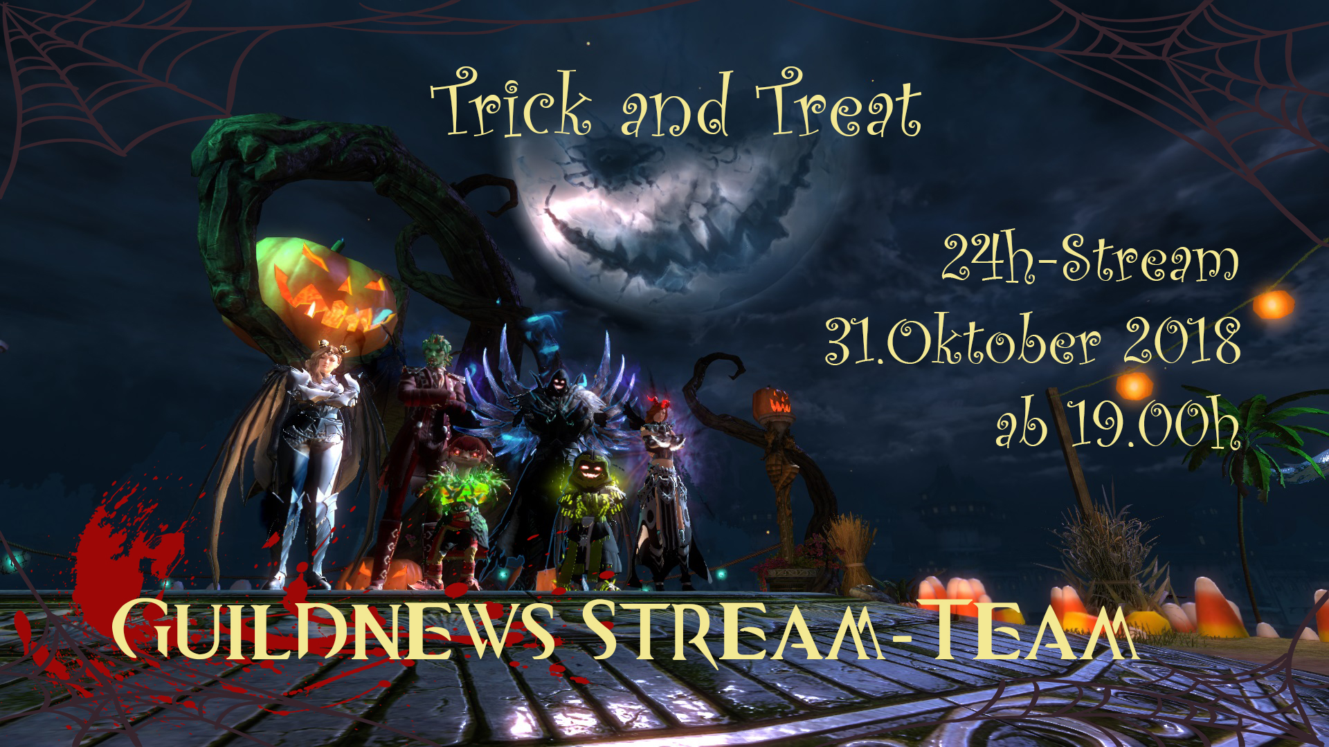 Trick and Treat - Guildnews Stream-Team 24h-Stream - GuildNews